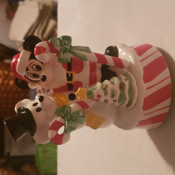 Holiday | Vtg Disney Mickey Mouse Music Box Frosty The Snowman ...